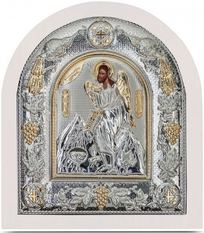 Ασημενια Εικονα Αγιος Ιωαννης