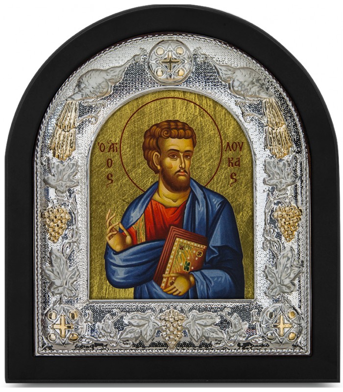 Ασημενια Εικονα Αγιος Λουκας